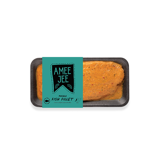 Masala Fish Fillet (300g) – Amee Jee Indian Spiced Basa Seafood – AmeeJee